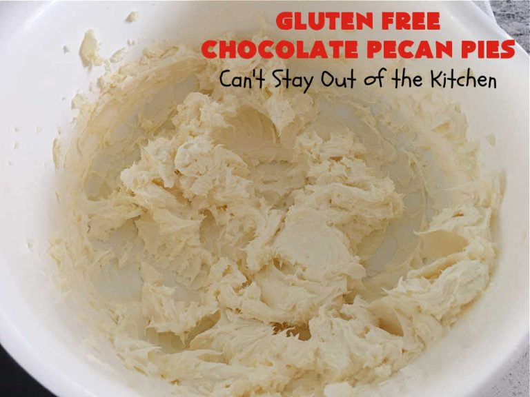 Gluten Free Chocolate Pecan Pies – Can't Stay Out of the Kitchen