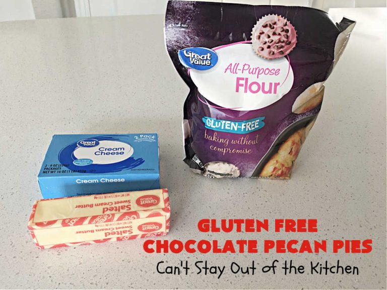 Gluten Free Chocolate Pecan Pies – Can't Stay Out of the Kitchen