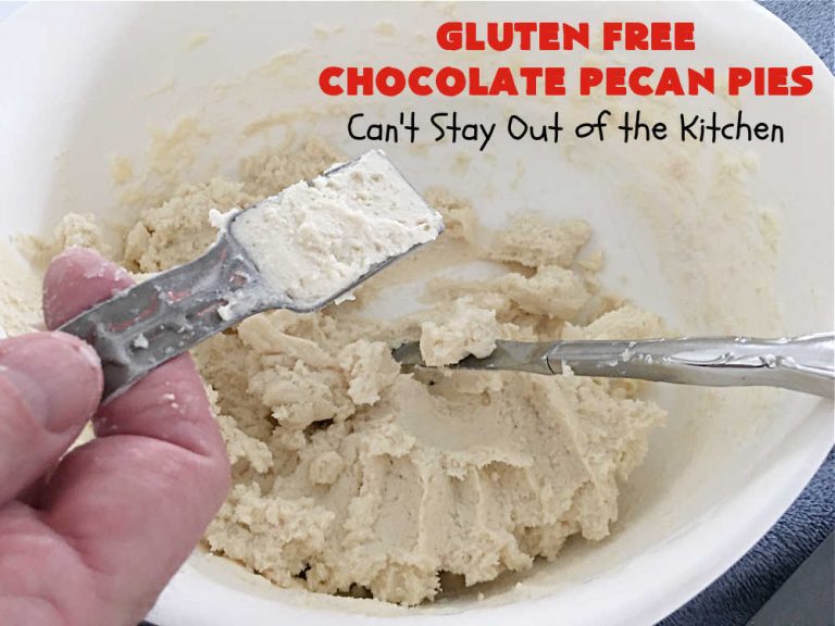 Gluten Free Chocolate Pecan Pies – Can't Stay Out of the Kitchen