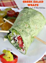 Greek Salad Wraps – Can't Stay Out of the Kitchen