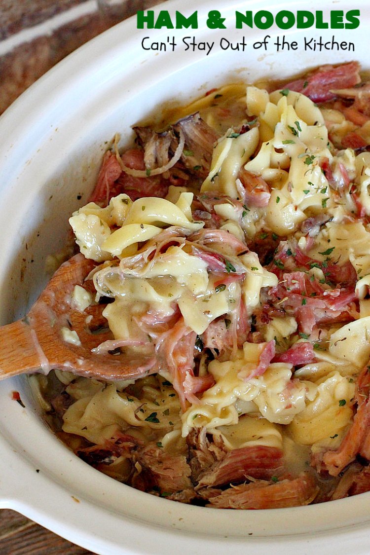 Ham and Noodles – Can't Stay Out of the Kitchen