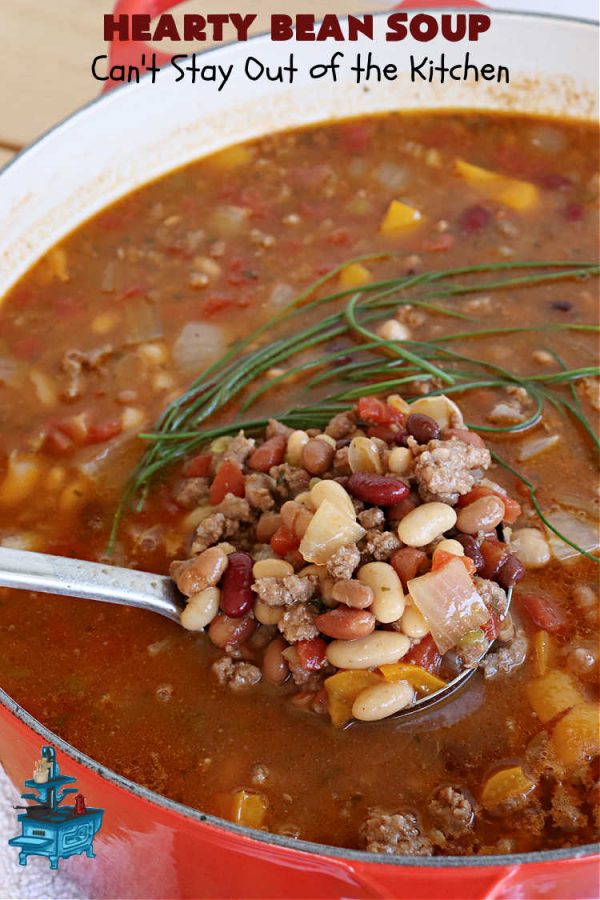 Hearty Bean Soup – Can't Stay Out of the Kitchen