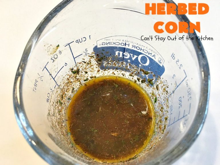 Herbed Corn – Can't Stay Out of the Kitchen