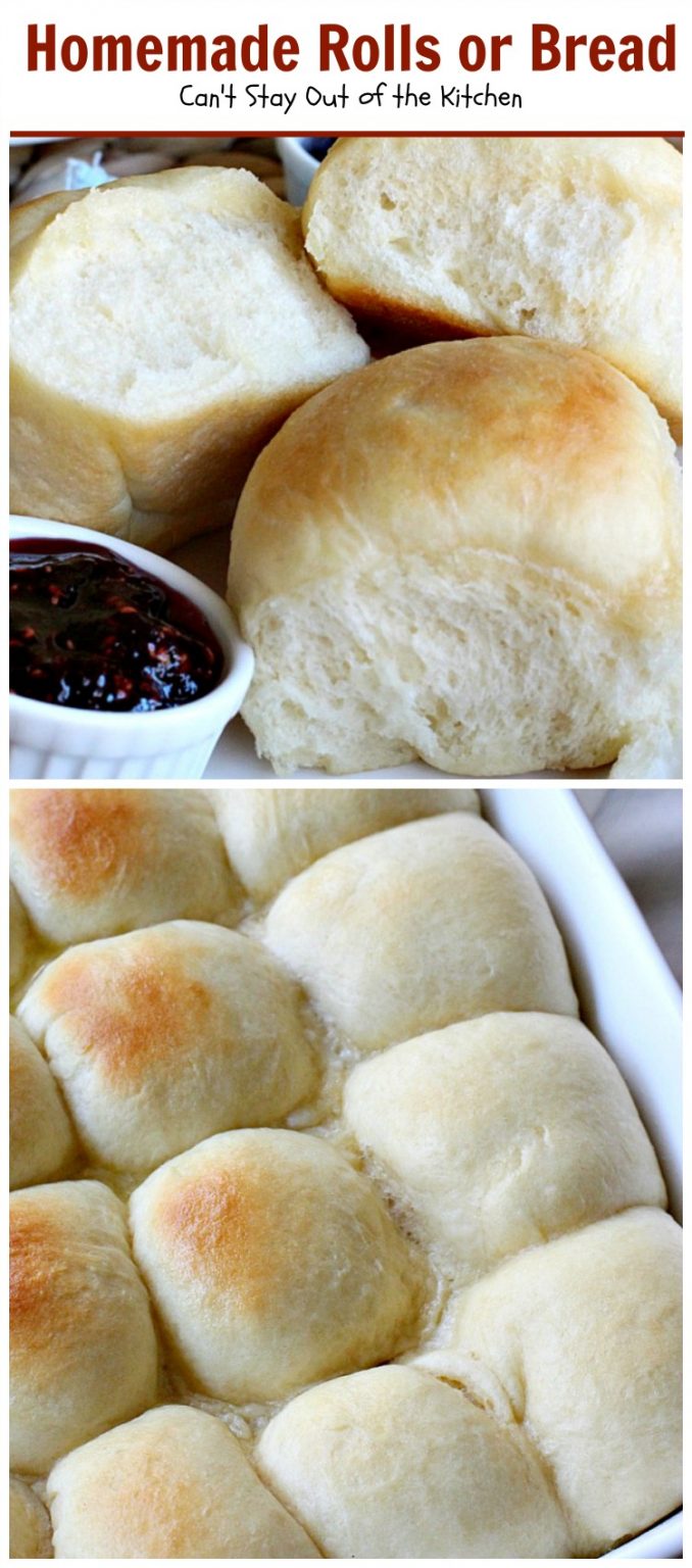 Homemade Rolls or Bread – Can't Stay Out of the Kitchen