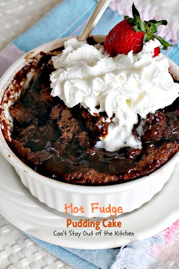 Hot Fudge Pudding Cake – Can't Stay Out of the Kitchen