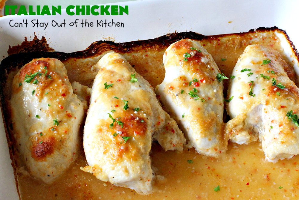 Italian Chicken – Can't Stay Out of the Kitchen