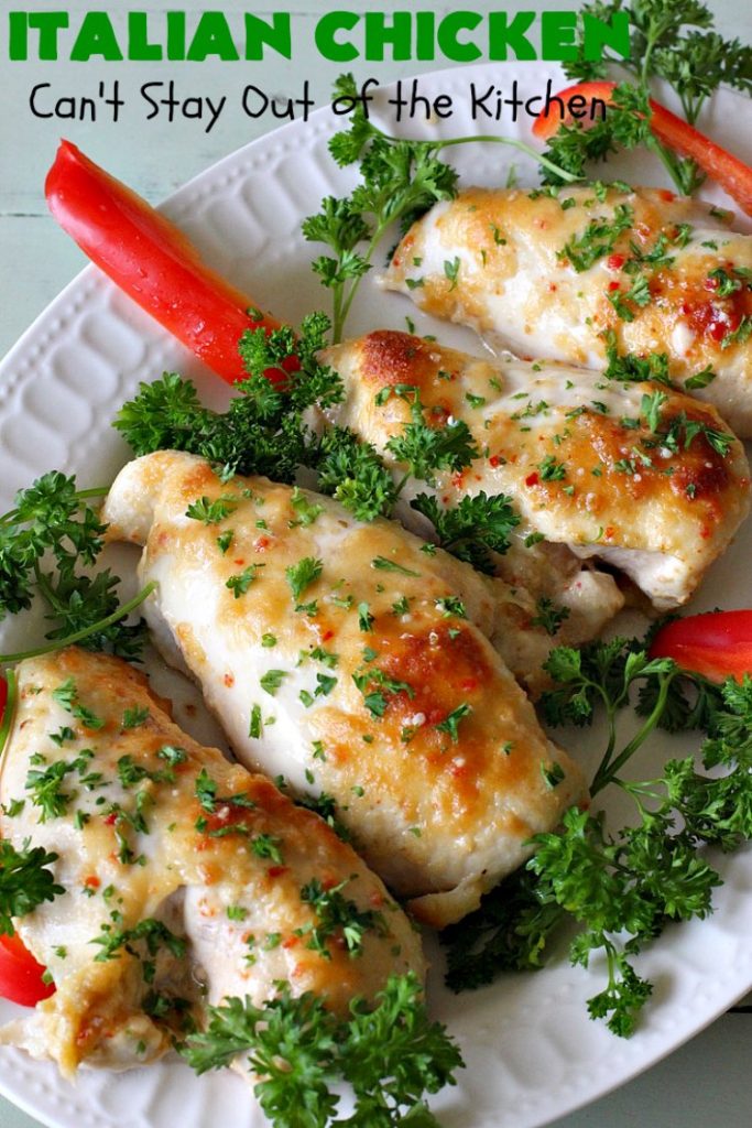 Italian Chicken – Can't Stay Out of the Kitchen