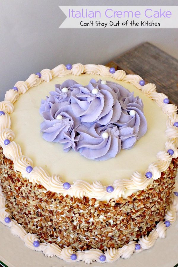 Italian Creme Cake – Can't Stay Out of the Kitchen