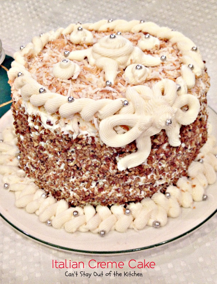 Italian Creme Cake – Recipe Pix 7 232 – Can't Stay Out of the Kitchen