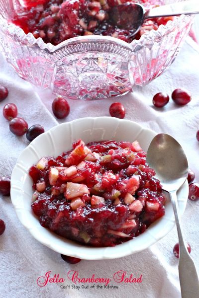Jello Cranberry Salad – Can't Stay Out of the Kitchen
