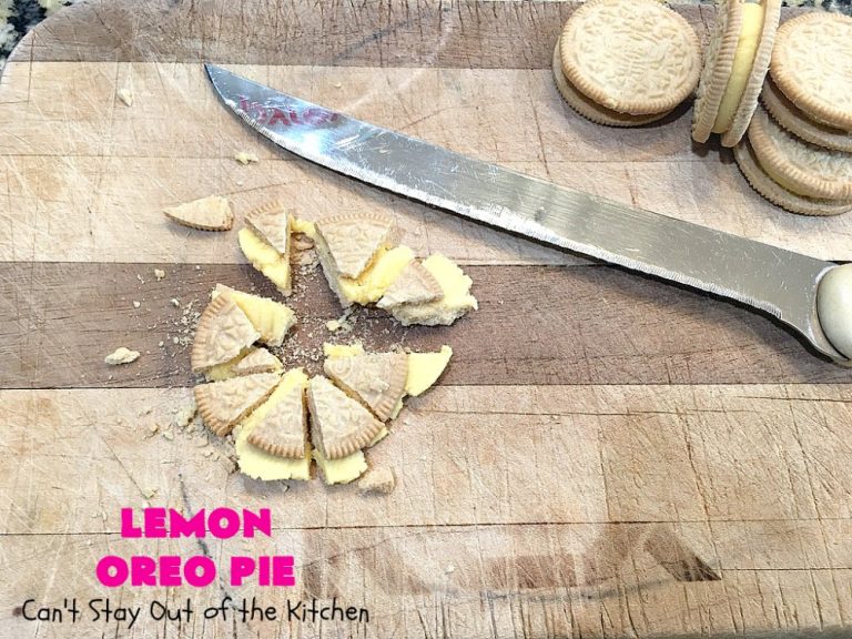Lemon Oreo Pie – Can't Stay Out of the Kitchen