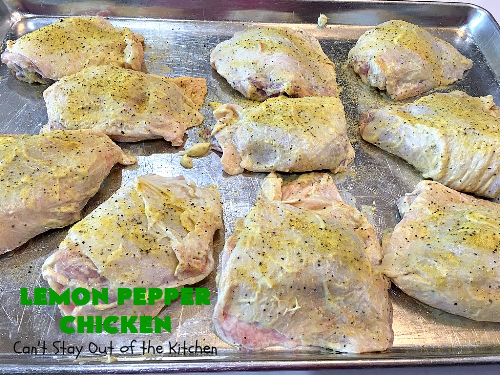 Lemon Pepper Chicken – Can't Stay Out of the Kitchen