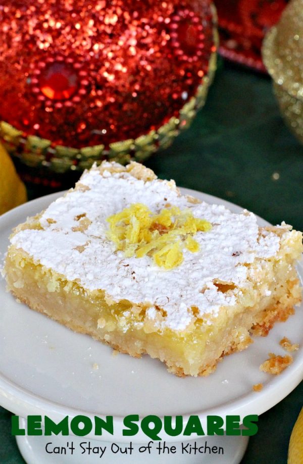 Lemon Squares – Can't Stay Out of the Kitchen
