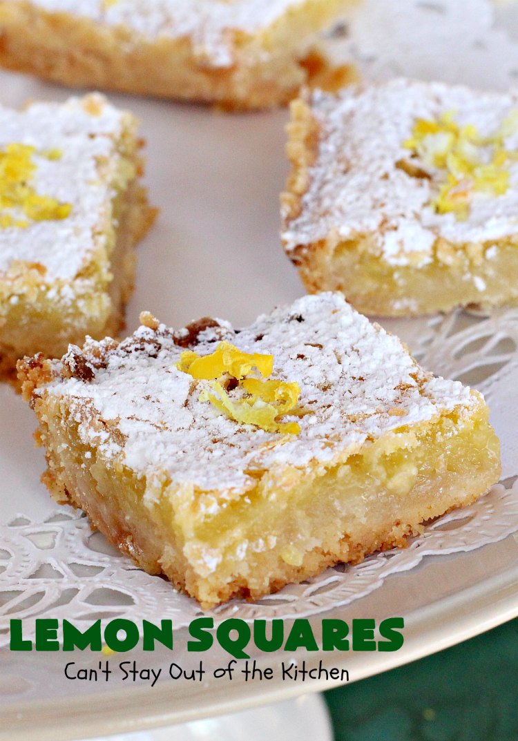 Lemon Squares – Can't Stay Out of the Kitchen