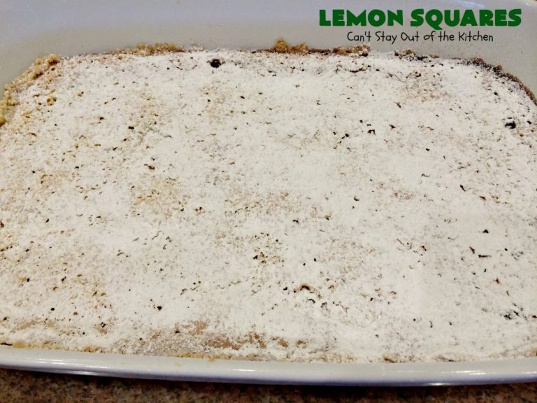 Lemon Squares – Can't Stay Out of the Kitchen