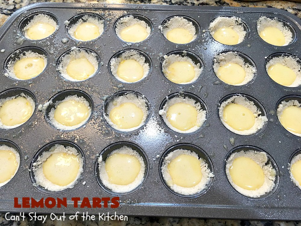 Lemon Tarts – Can't Stay Out of the Kitchen