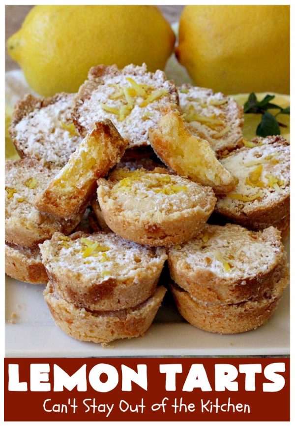 Lemon Tarts – Can't Stay Out of the Kitchen