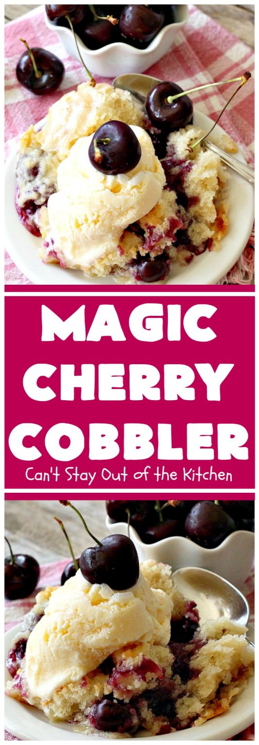 Magic Strawberry Cobbler – Can't Stay Out of the Kitchen