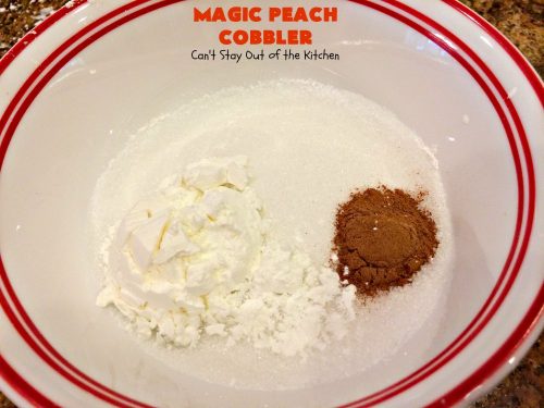 Magic Peach Cobbler – Can't Stay Out of the Kitchen