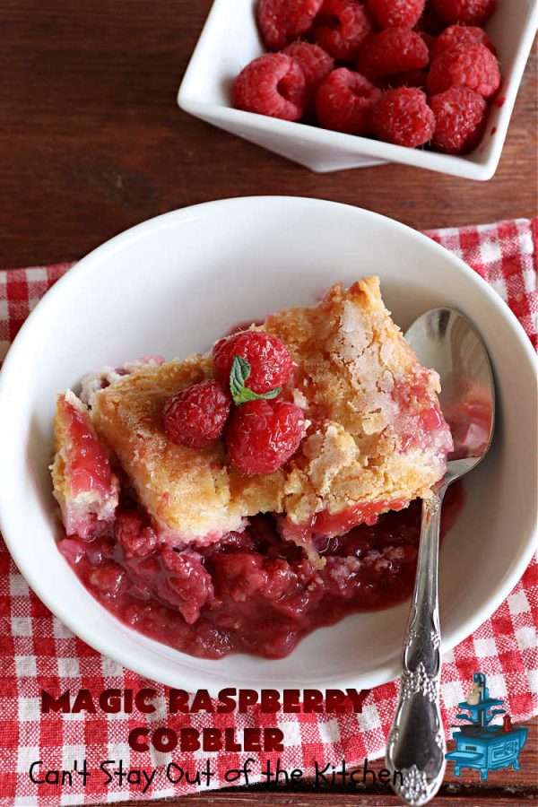 Magic Raspberry Cobbler – Can't Stay Out of the Kitchen