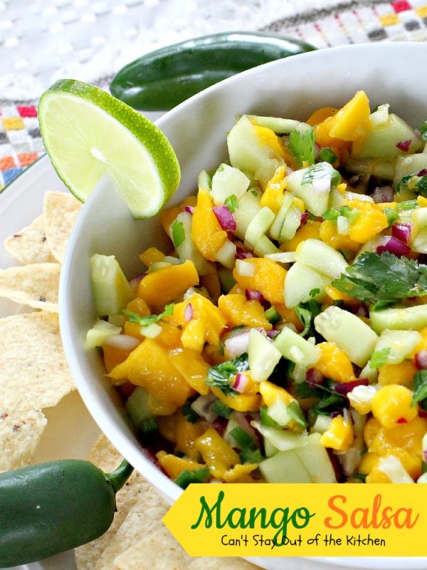 Mango Salsa – Can't Stay Out of the Kitchen