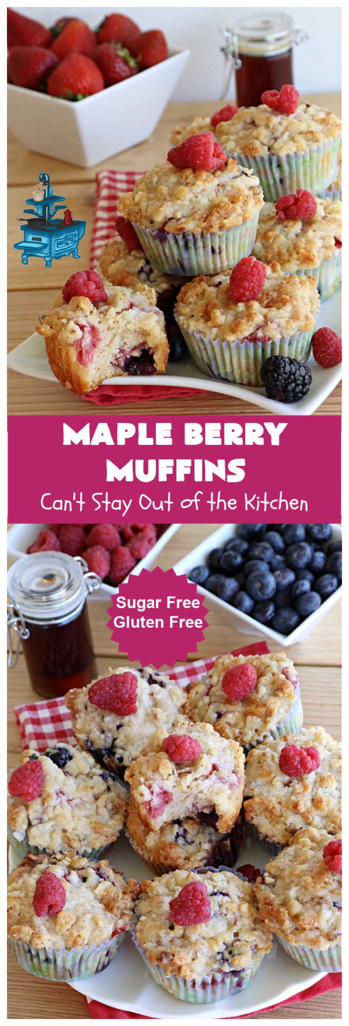 Maple Berry Muffins – Can't Stay Out of the Kitchen