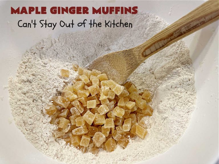 Maple Ginger Muffins – Can't Stay Out of the Kitchen