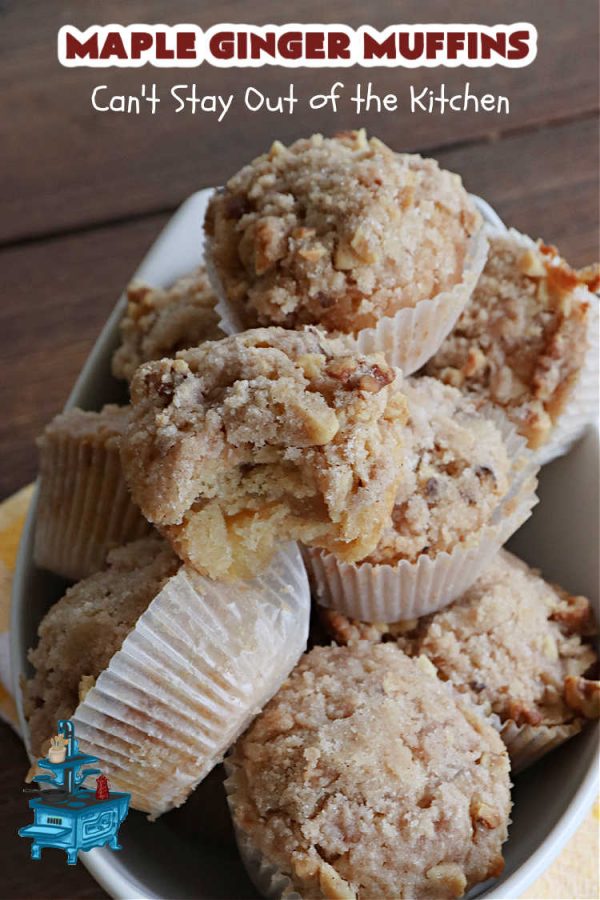 Maple Ginger Muffins – Can't Stay Out of the Kitchen
