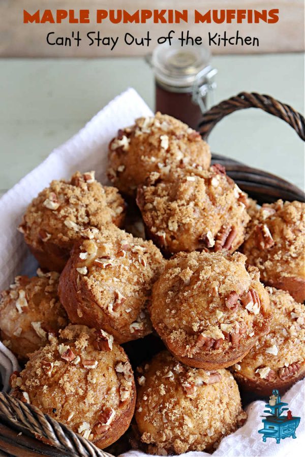 Maple Pumpkin Muffins – Can't Stay Out of the Kitchen