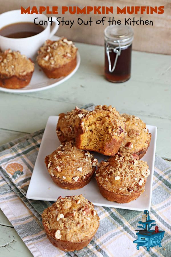 Maple Pumpkin Muffins – Can't Stay Out of the Kitchen