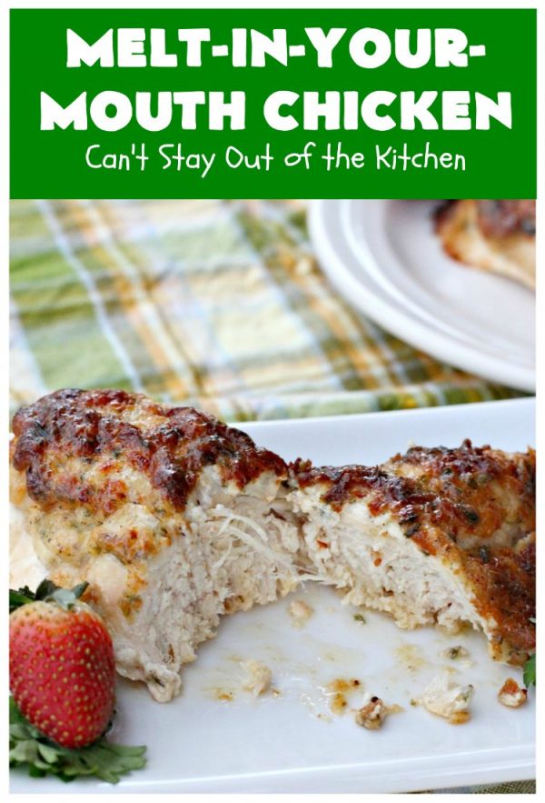 Melt-In-Your-Mouth Chicken – Can't Stay Out of the Kitchen