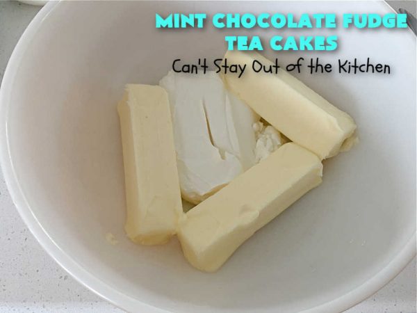 Mint Chocolate Fudge Tea Cakes – Can't Stay Out of the Kitchen