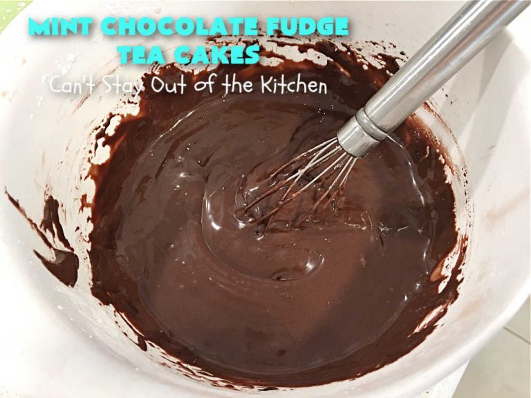 Mint Chocolate Fudge Tea Cakes – Can't Stay Out of the Kitchen