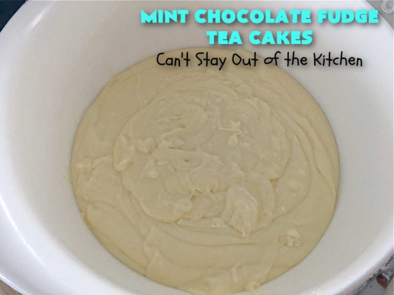 Mint Chocolate Fudge Tea Cakes – Can't Stay Out of the Kitchen