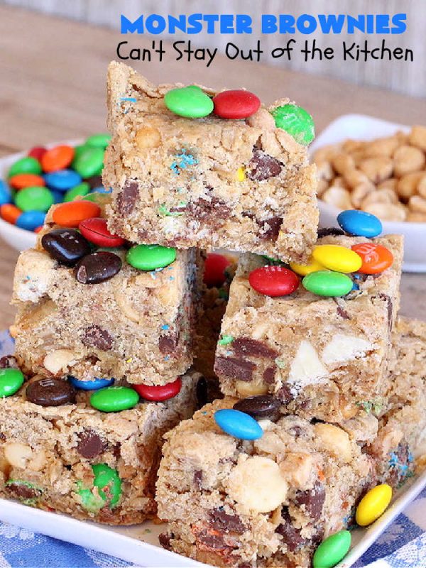 Monster Brownies – Can't Stay Out of the Kitchen
