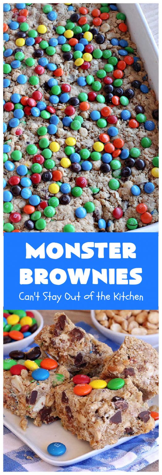 Monster Brownies – Can't Stay Out of the Kitchen