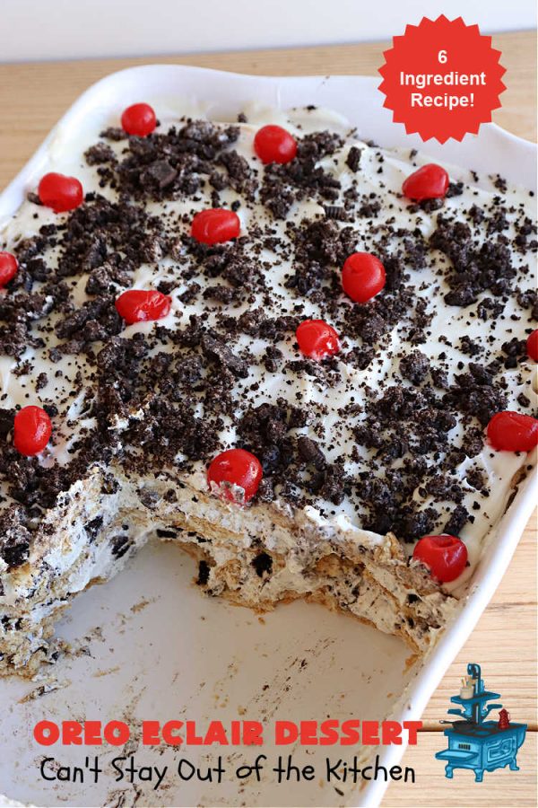 Oreo Éclair Dessert – Can't Stay Out of the Kitchen