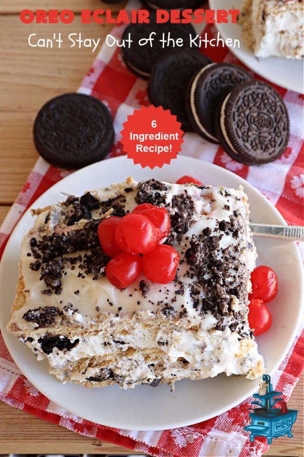 Oreo Éclair Dessert – Can't Stay Out of the Kitchen