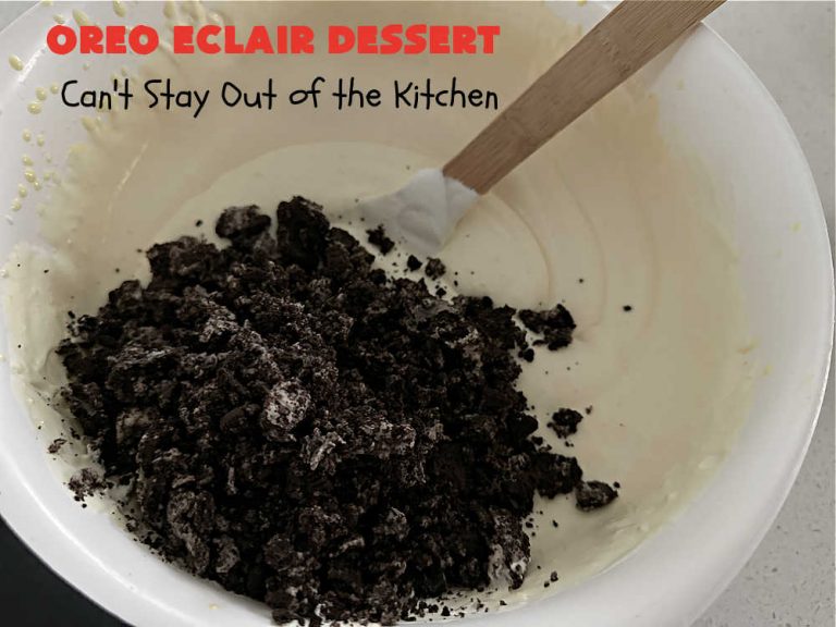 Oreo Éclair Dessert – Can't Stay Out of the Kitchen