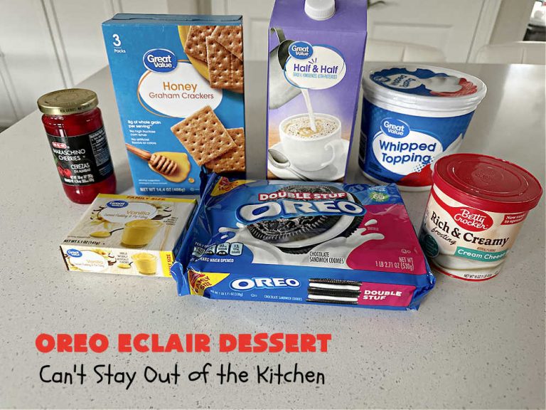 Oreo Éclair Dessert – Can't Stay Out of the Kitchen