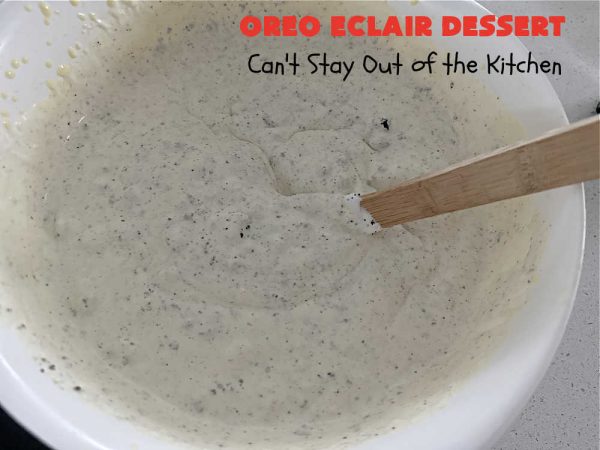 Oreo Éclair Dessert – Can't Stay Out of the Kitchen