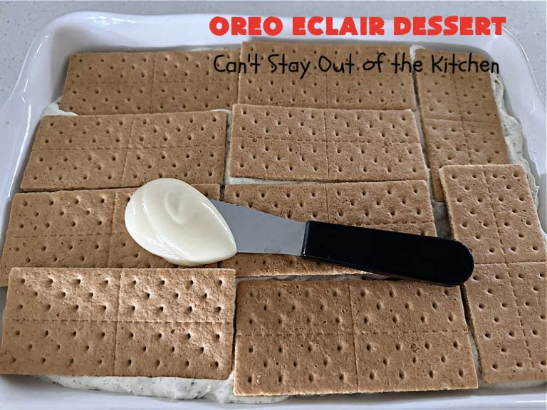 Oreo Éclair Dessert – Can't Stay Out of the Kitchen