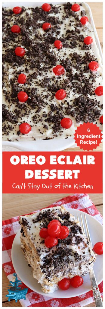 Oreo Éclair Dessert – Can't Stay Out of the Kitchen