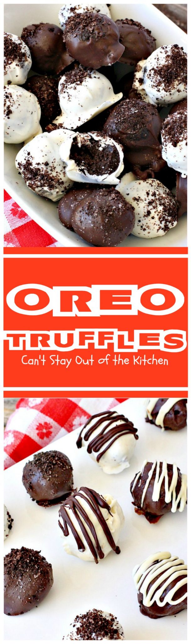 Oreo Truffles – Can't Stay Out of the Kitchen