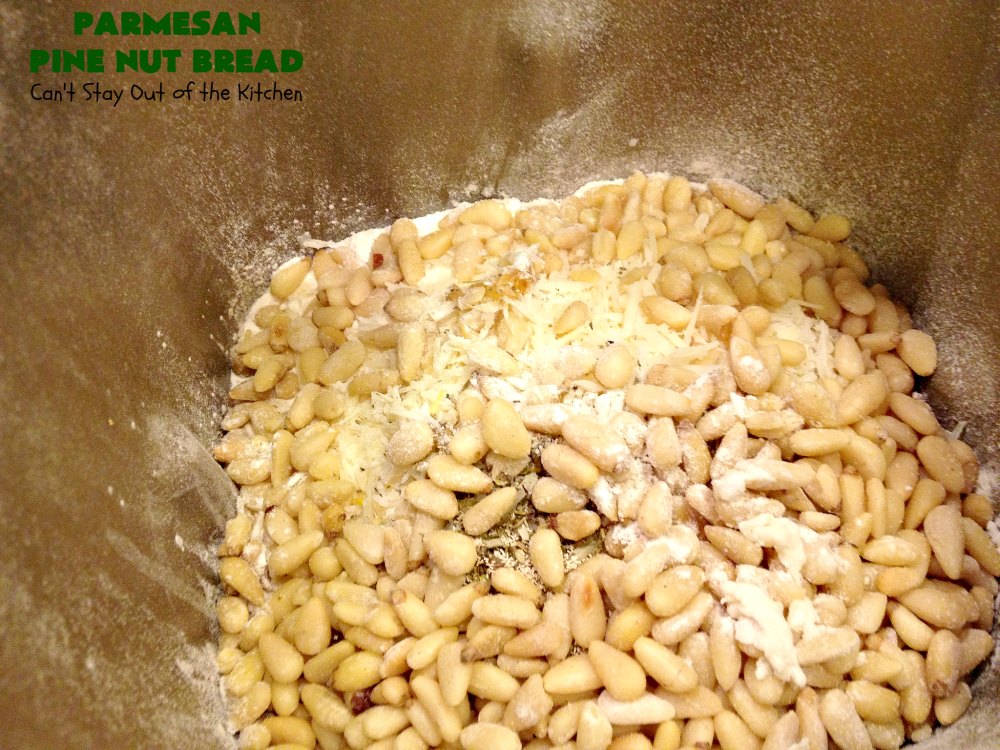 Parmesan Pine Nut Bread – Can't Stay Out of the Kitchen