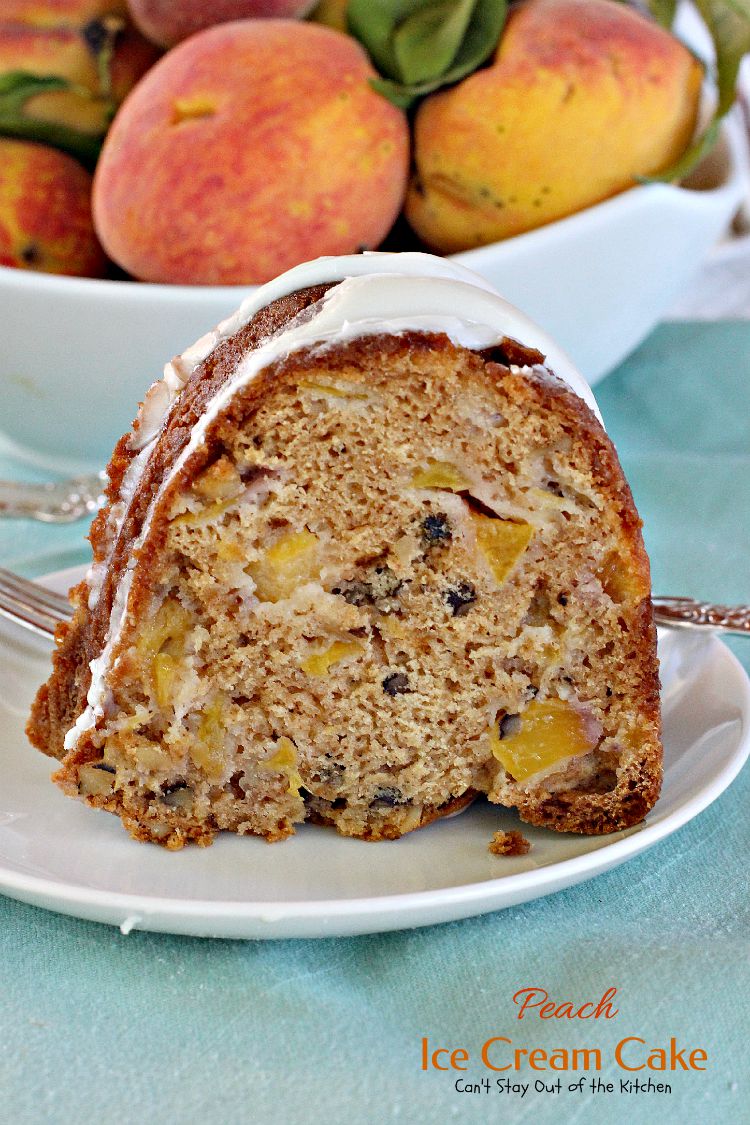 Peach Ice Cream Cake – IMG_7677 – Can't Stay Out of the Kitchen