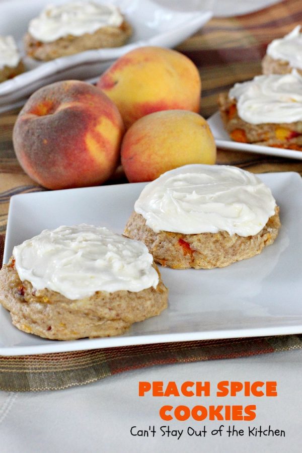Peach Spice Cookies – Can't Stay Out of the Kitchen