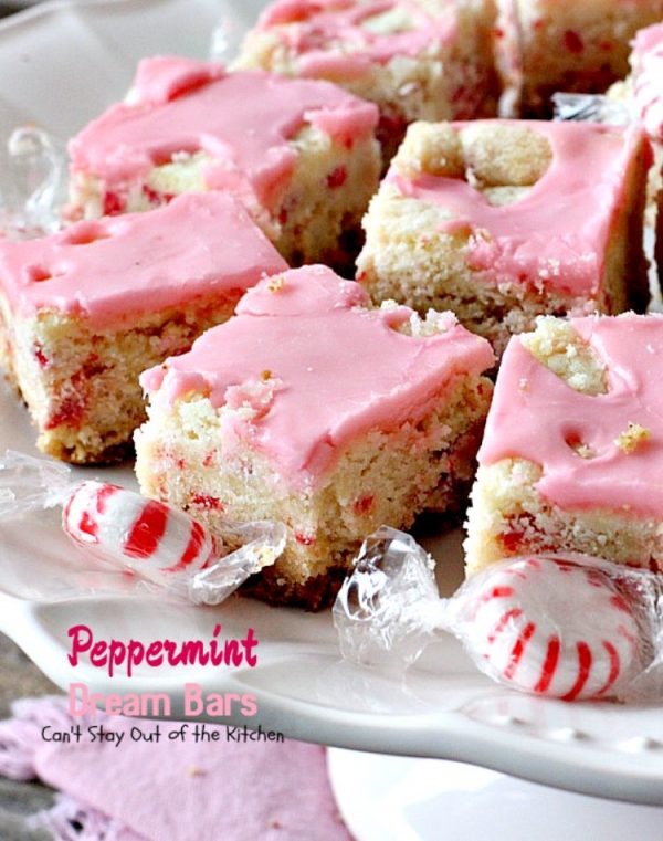 Peppermint Dream Bars – Can't Stay Out of the Kitchen