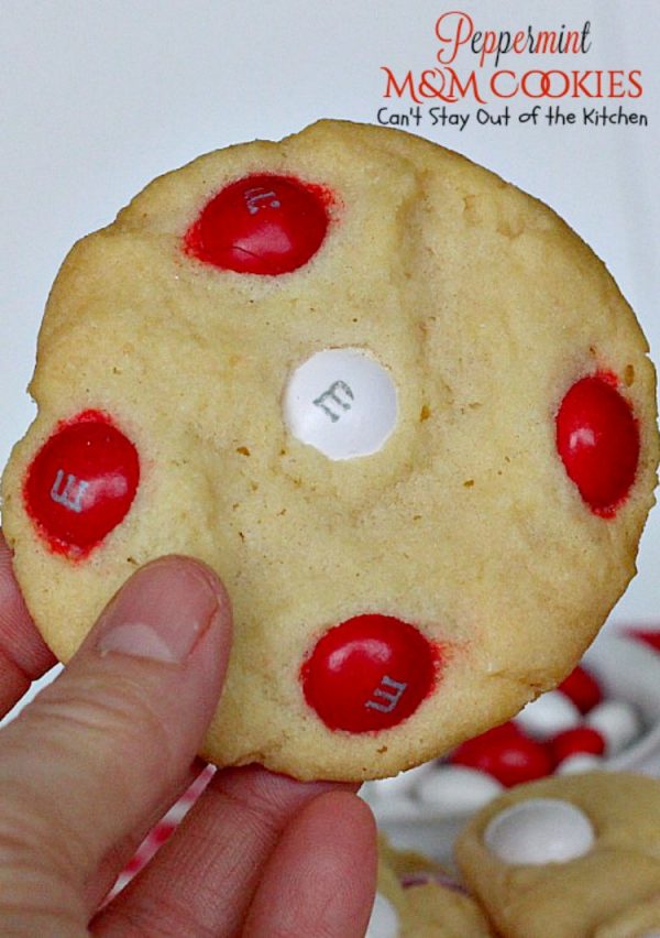 Peppermint M&M Cookies – Can't Stay Out of the Kitchen