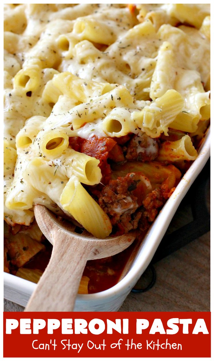 Pepperoni Pasta – Can't Stay Out of the Kitchen